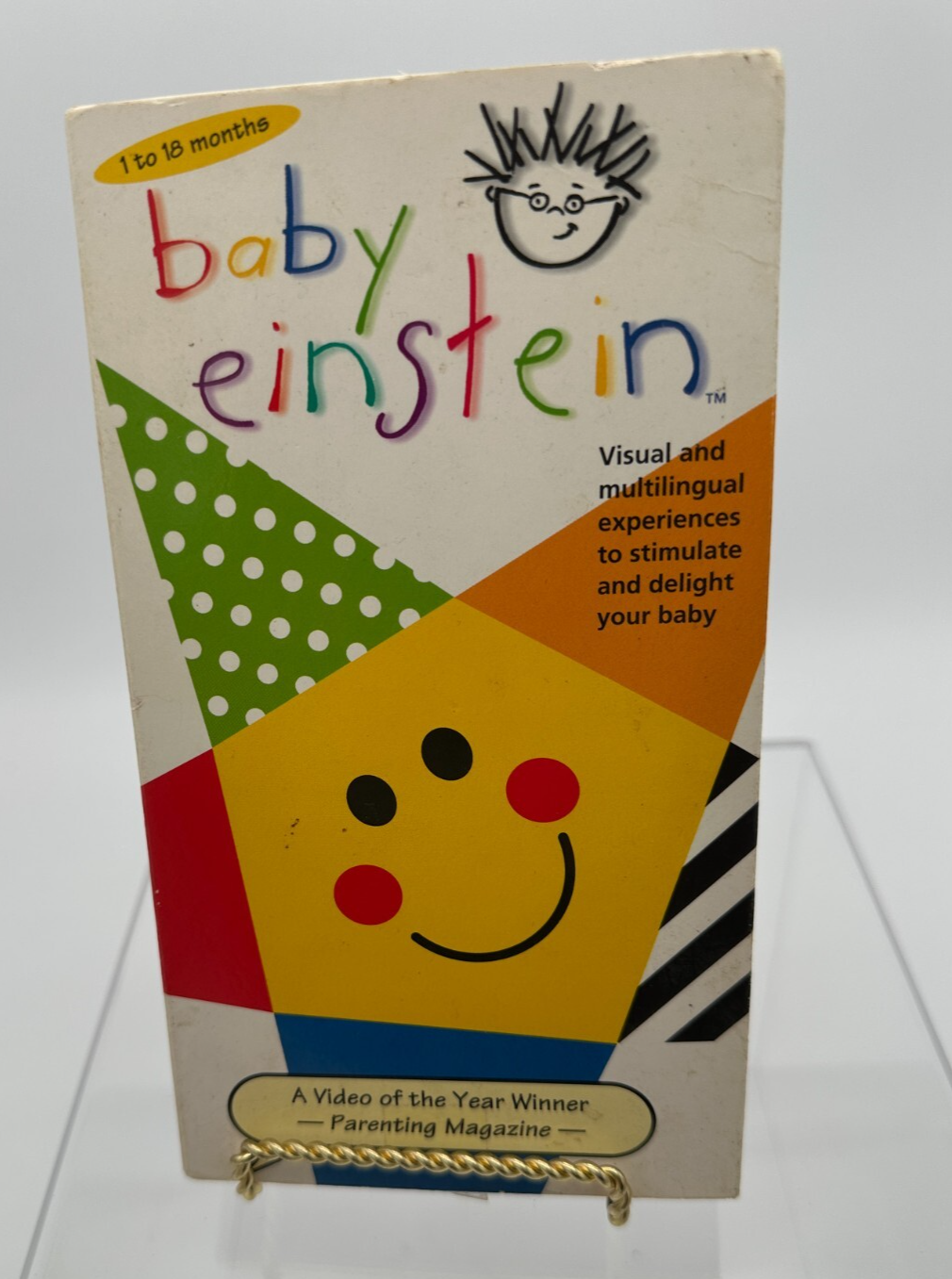 Baby Einstein: VHS Tape 2000 Ages 1-18 Months Visual and Multilingual ...