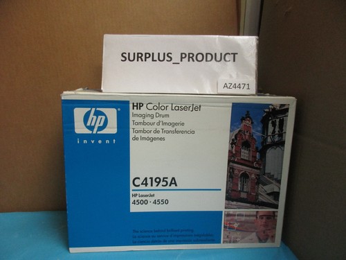 GENUINE HP C4195A COLOR LASERJET IMAGING DRUM LASERJET 4500 4550 SEALED ...