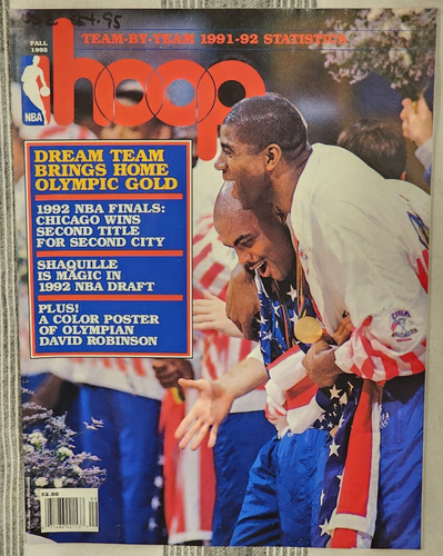 Hoop Magazine - Fall 1992 Olympic Gold Shaq Draft WITH David Robinson ...