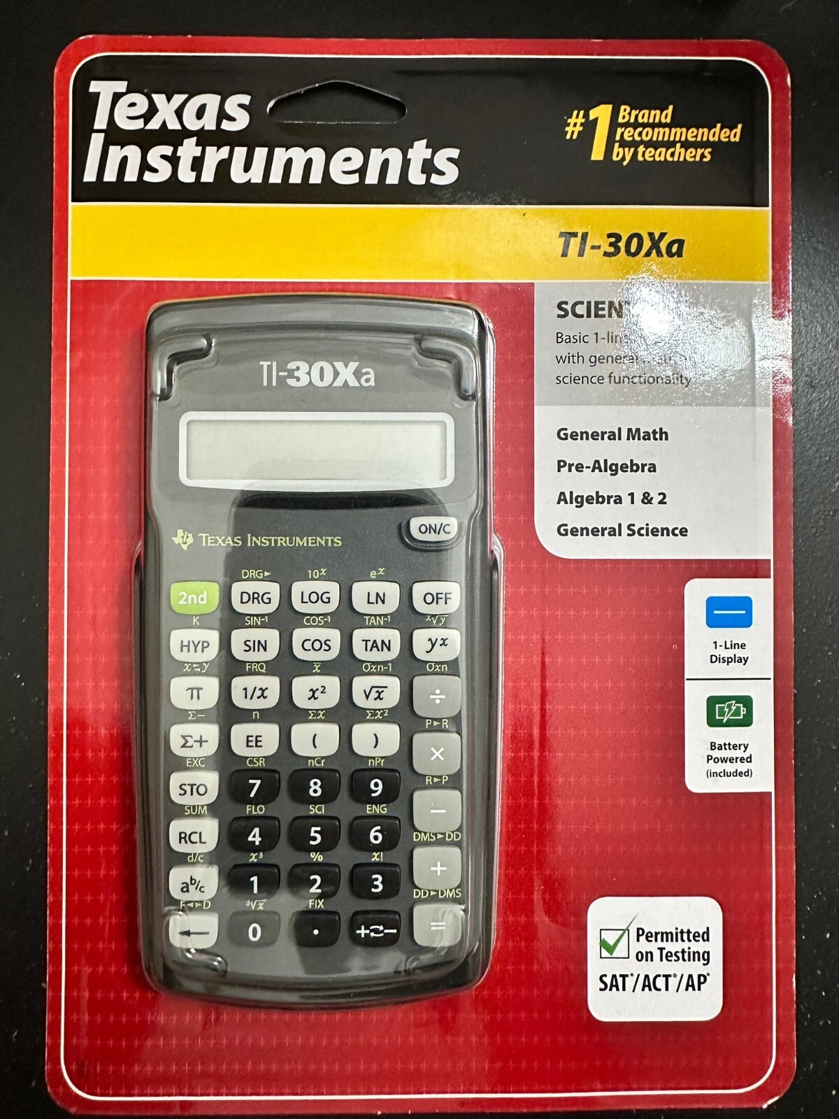Texas Instruments TI 30Xa Scientific Calculator EBay