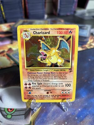 Pokémon TCG Charizard Base Set 2 4/130 Holo Unlimited Holo Rare | eBay