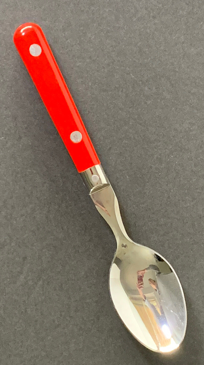 Washington Forge MARDI GRAS Red Teaspoon Stainless Silverware Flatware ...