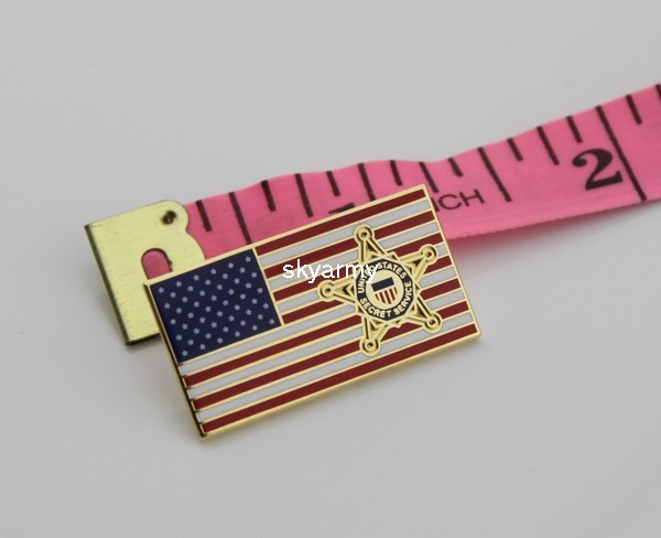 USSS United States Secret Service Lapel Hat Pin American Flag | eBay