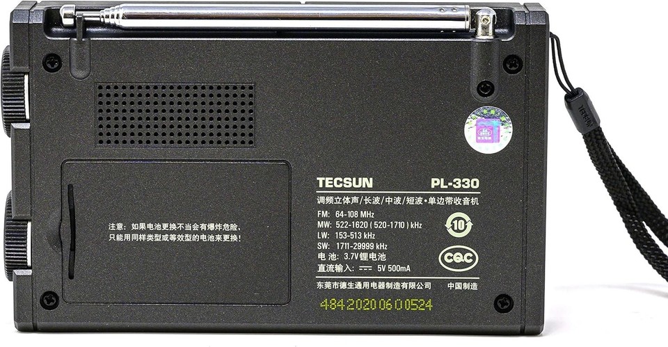 Digital PL330 AM/FM/LW/SW Worldband Radio with Single Side Band ...