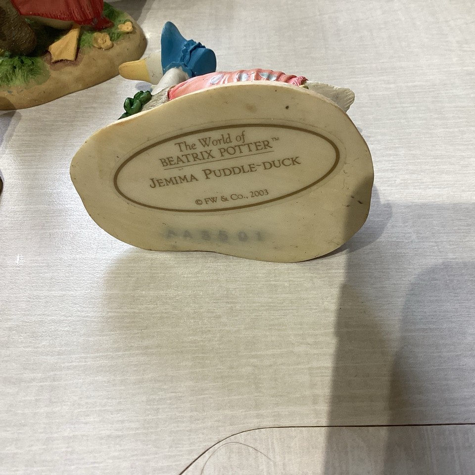 JOB LOT FINE ARTS Beatrix Potter Jemima Puddle-Duck Ex Cond | eBay UK