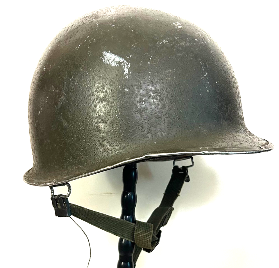 WWII US Front Seam Swivel Bale Steel Pot M1 Helmet | eBay