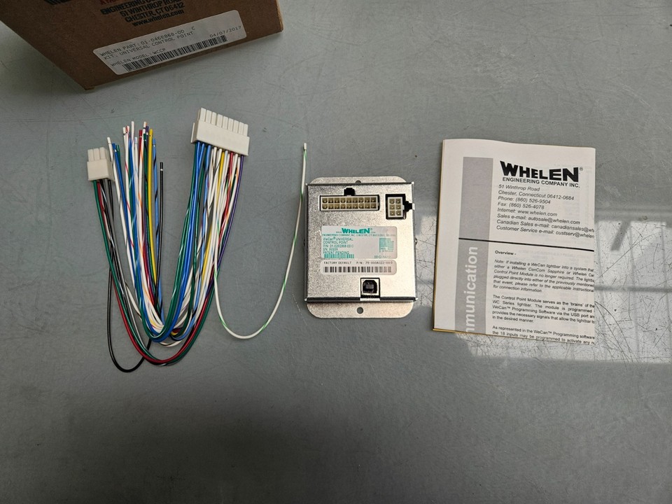 Whelen WECAN Universal Control Point WCCP 01-046E868-00 C | eBay
