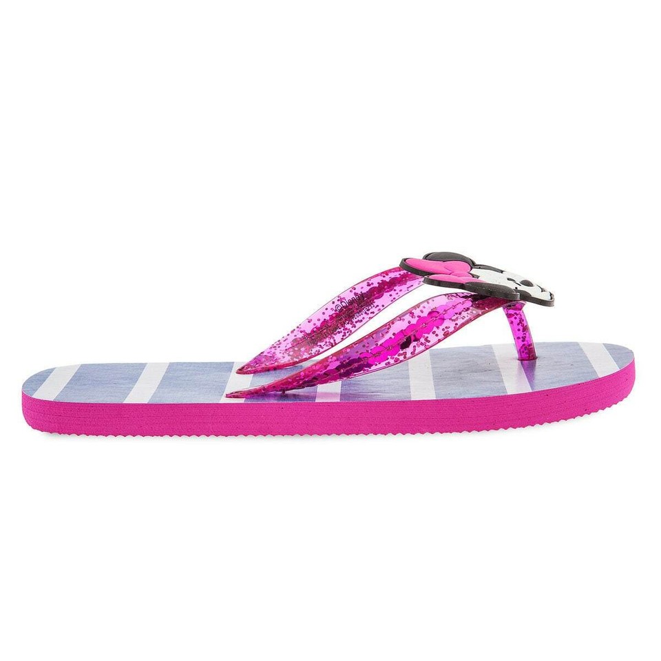 Disney Store Flip Flops Frozen Doc Belle Moana Elsa Minnie Mouse ...