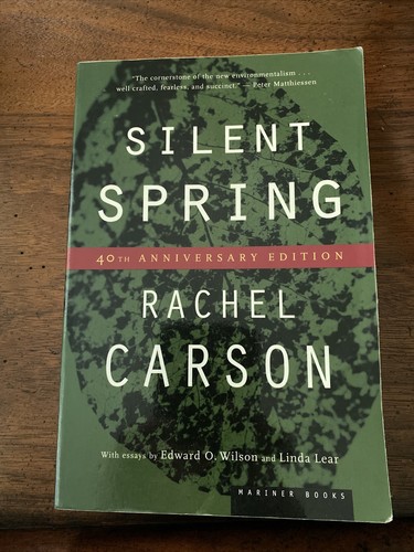 Silent Spring by Rachel Carson (2002, Trade Paperback Anniversary ...