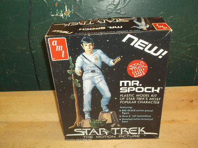 Vintage AMT Star Trek Mr Spock Model Kit S973 1979 | eBay