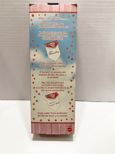 2005 BARBIE with Love Valentine's Day Doll Blonde Heart Necklace Mattel ...