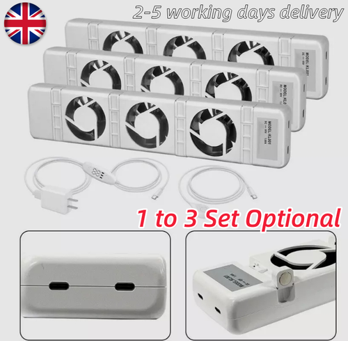 Easily Installed Radiator Booster Fan Set to Improve Home Heating ...