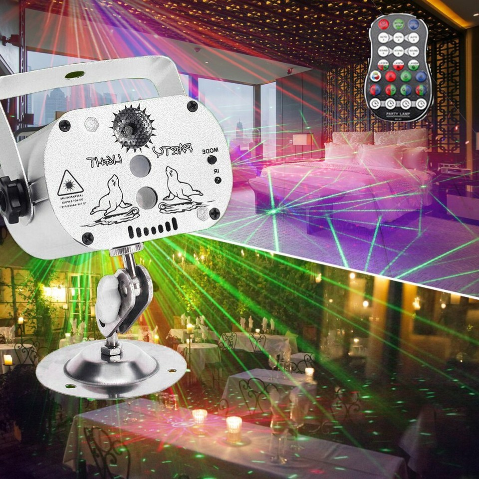 560 Pattern Laser Light Projector LED RGB DJ Disco KTV Bar Show Home ...