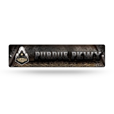 Purdue Boilermakers Street Sign NEW! 4"X16" "Purdue Pkwy" Man Cave | eBay