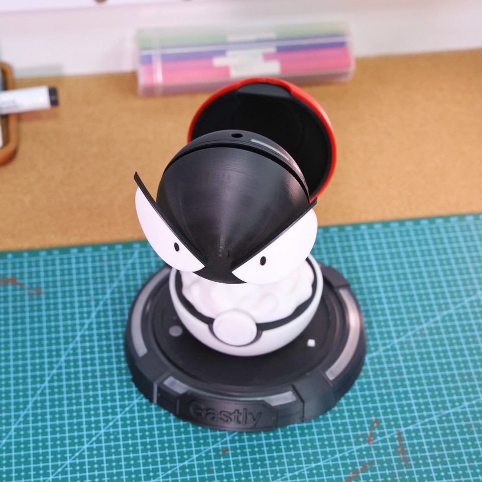 Gastly 3D Printed Pokemon Luminous New 2.1 Humidifier Cool Desk Decor ...