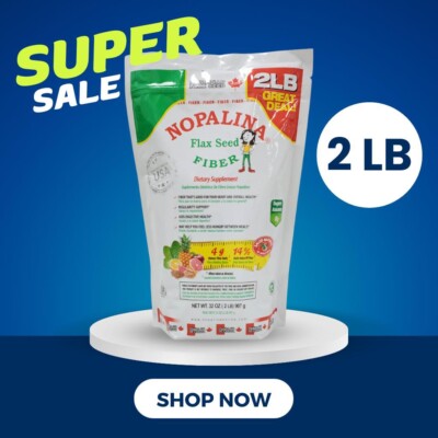 Nopalina Flax Seed Fiber Supplement 2 lb Bag NEW 890523000843| eBay