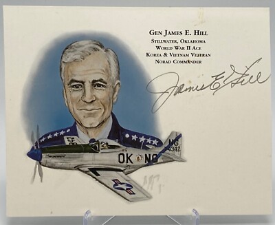 General James Hill Aviation Great signature | eBay