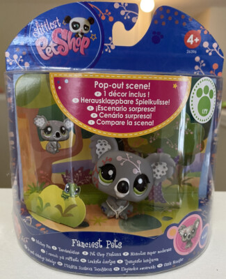 LITTLEST PET SHOP FANCIEST KOALA SET #1837 HASBRO LPS (SAME DAY ...