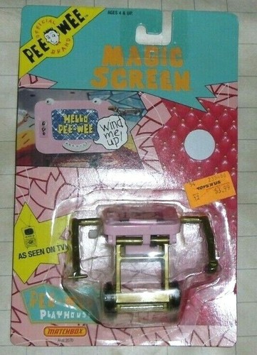 Pee-Wee's Playhouse Magic Screen Action Figure NIB - Vintage Matchbox ...
