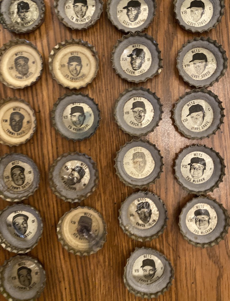 1967 Coca Cola New York Mets baseball bottle caps with Ken Boyer 61 ...