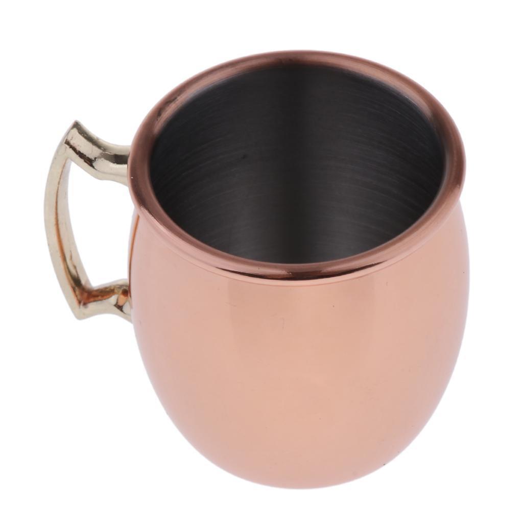 Mini Moscow Mule Cup Beverage Drinking 60ml Coffee Cocktail Wine Mug ...