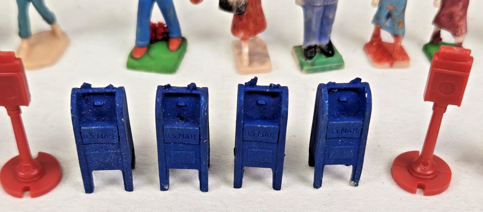 Lot Of 69 O Scale Model Plastic People & Other Accessories Excellent ...