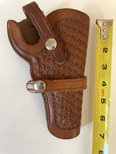 Viking Brown Leather Basket Weave Holster #62 RH - Colt Diamondback, S ...