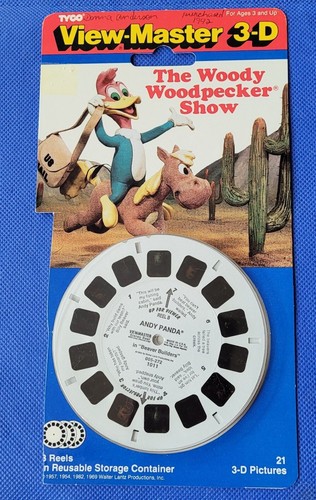The Woody Woodpecker Show Andy Panda Chilly Willy view-master 3 Reels ...