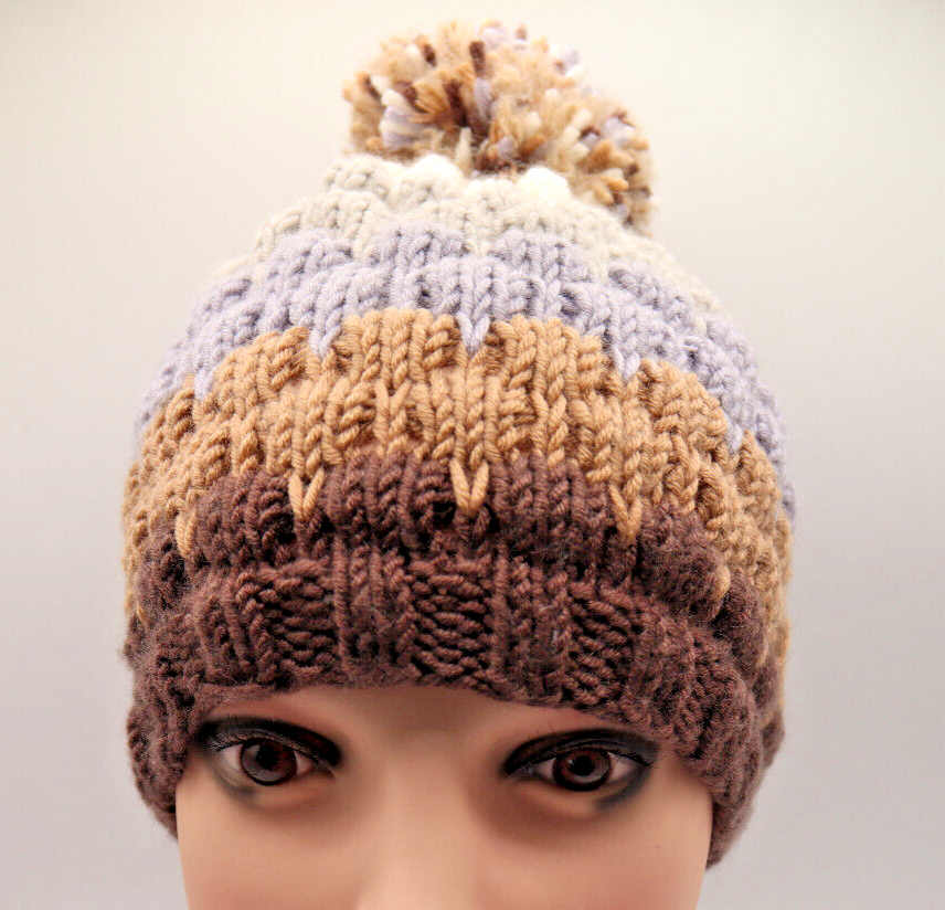 Beanie Hat Cap Bubble Knit Ski Skully Winter Warm Slouchy Men Women ...