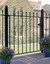 WROUGHT IRON METAL GARDEN SIDE GATE Viking 2ft6”-3ft4" | eBay