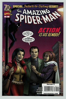 Amazing Spiderman 583 Waid Obama issue Romita cover Marvel 2009 VF Very ...