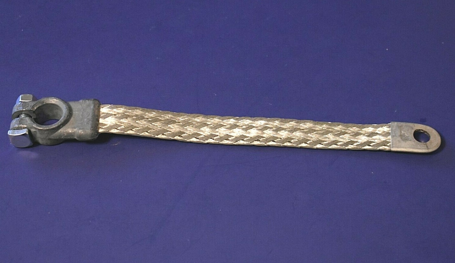 9" New Heavy Duty Braided Ground Strap Top Post Terminal 4 Gauge ...