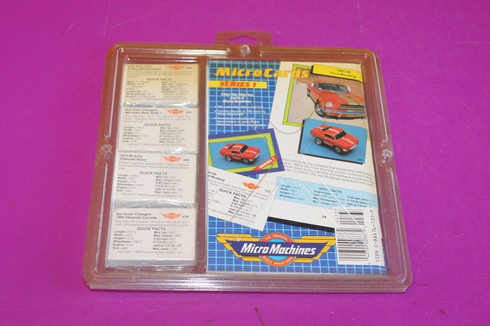 1989 MicroMachines MicroCards Kit. Series 1. In package. See pic. | eBay