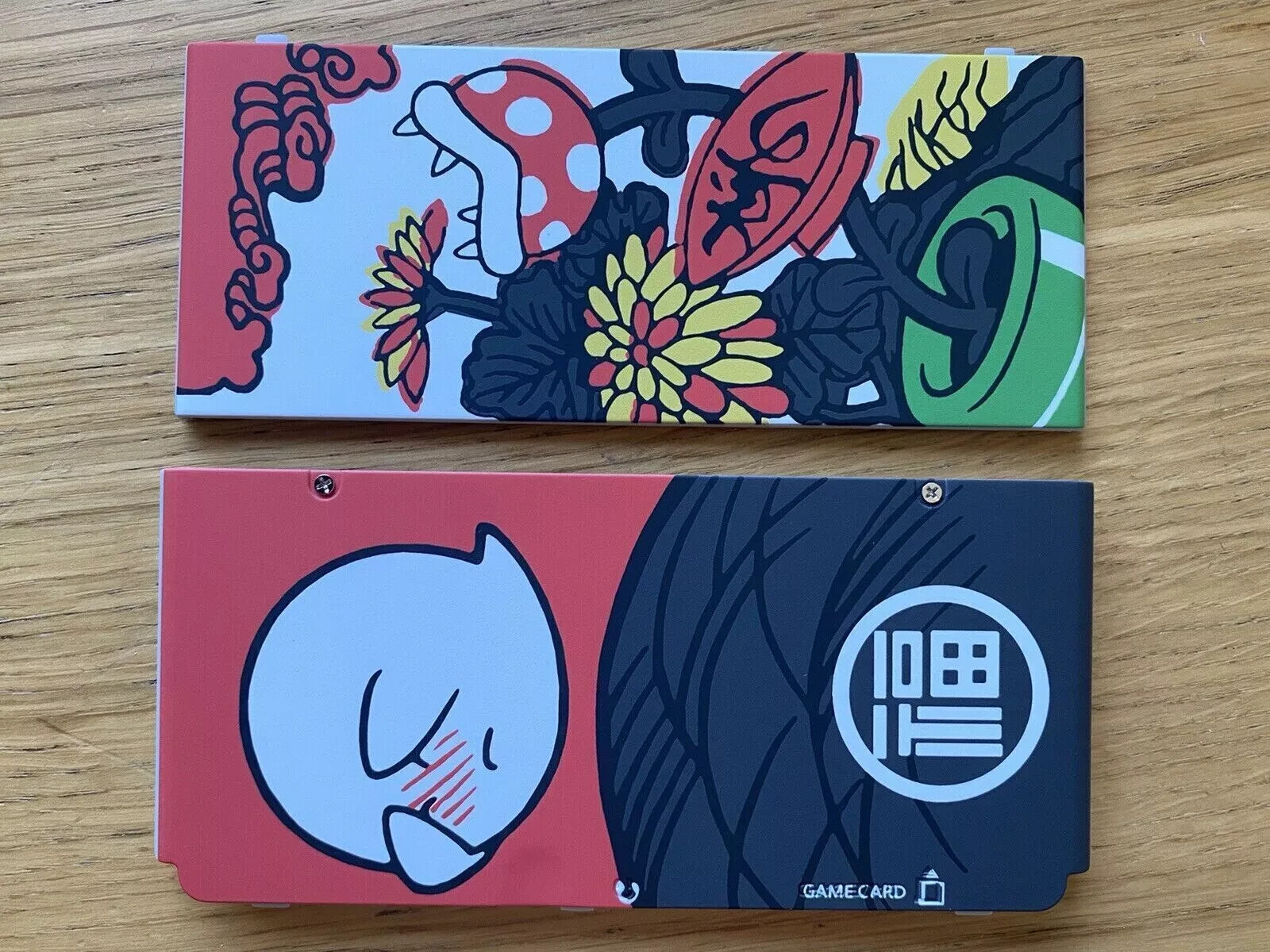 New Nintendo 3DS Kisekae Cover Plates No.071 - Boo Mario Hanafuda Non ...