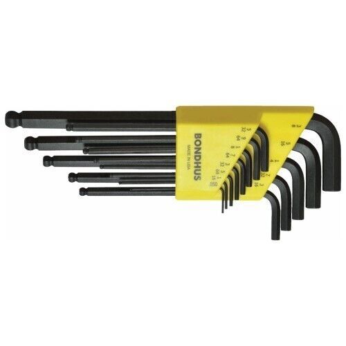 Bondhus 10937 Hex Key Wrench Set Sizes .050-3/8" Set of 13 | eBay