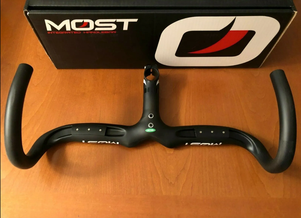 Pinarello - MOST Talon Carbon UD Matte Black Integrated Bars - 44cm ...