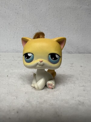 LPS Shorthair cat blue eyes with real hair 2004 | eBay
