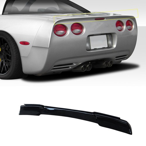 Gloss Black For 97-04 Corvette C5 Rear Trunk Wing Spoiler Lid W/Acrylic ...