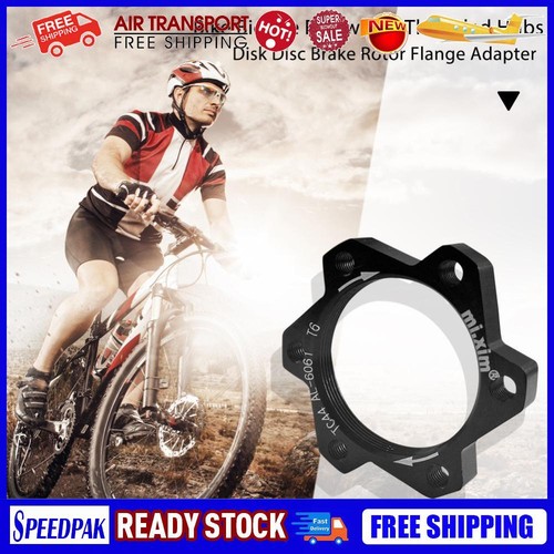 Bike Bicycle Freewheel Threaded Hubs Disk Disc Brake Rotor Flange ...