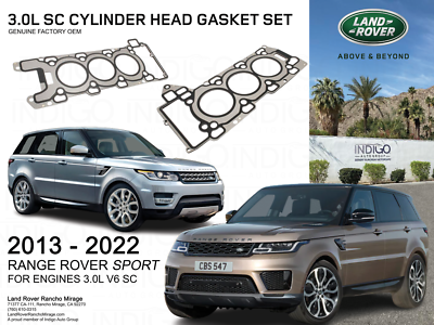 OEM CYLINDER HEAD GASKET SET 3.0L RANGE ROVER (SPORT-LR105300 + SPORT ...