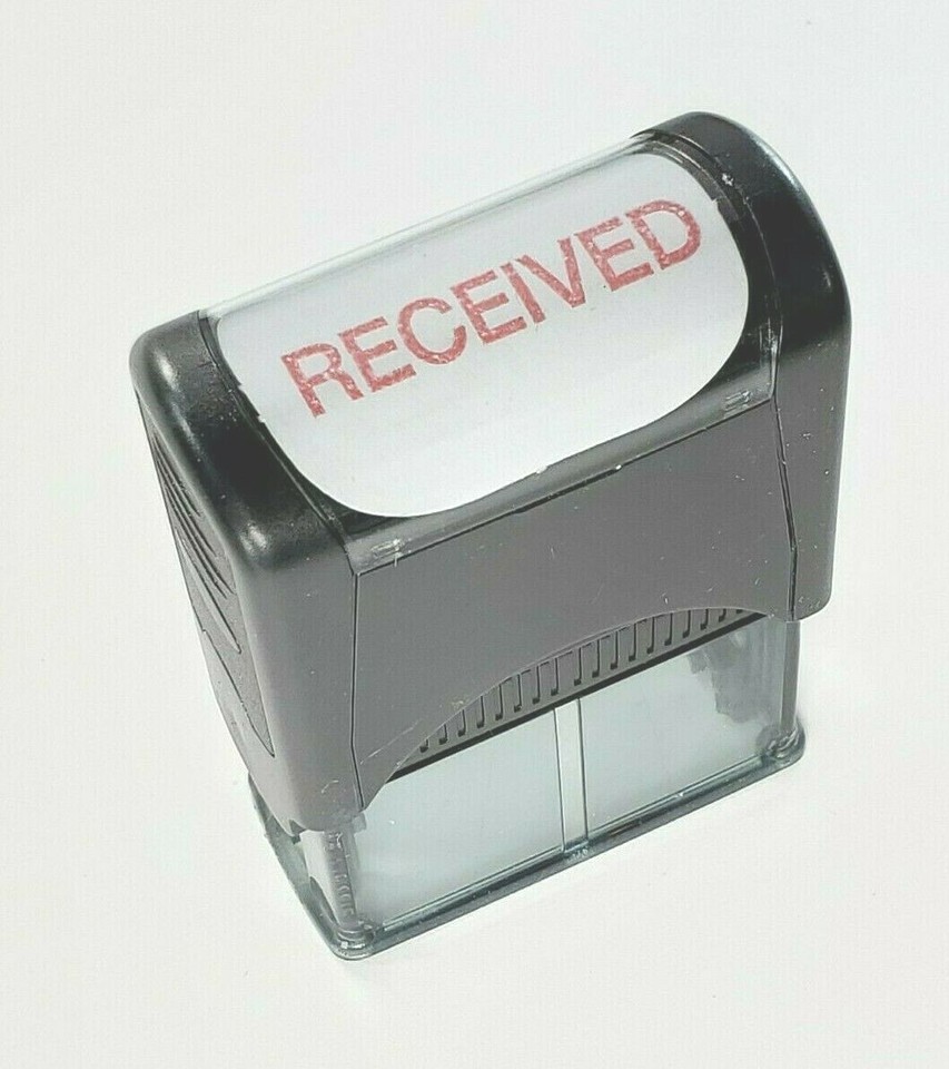 MobiStamps 4311 "RECEIVED" Self Inking Stamper, Red | eBay