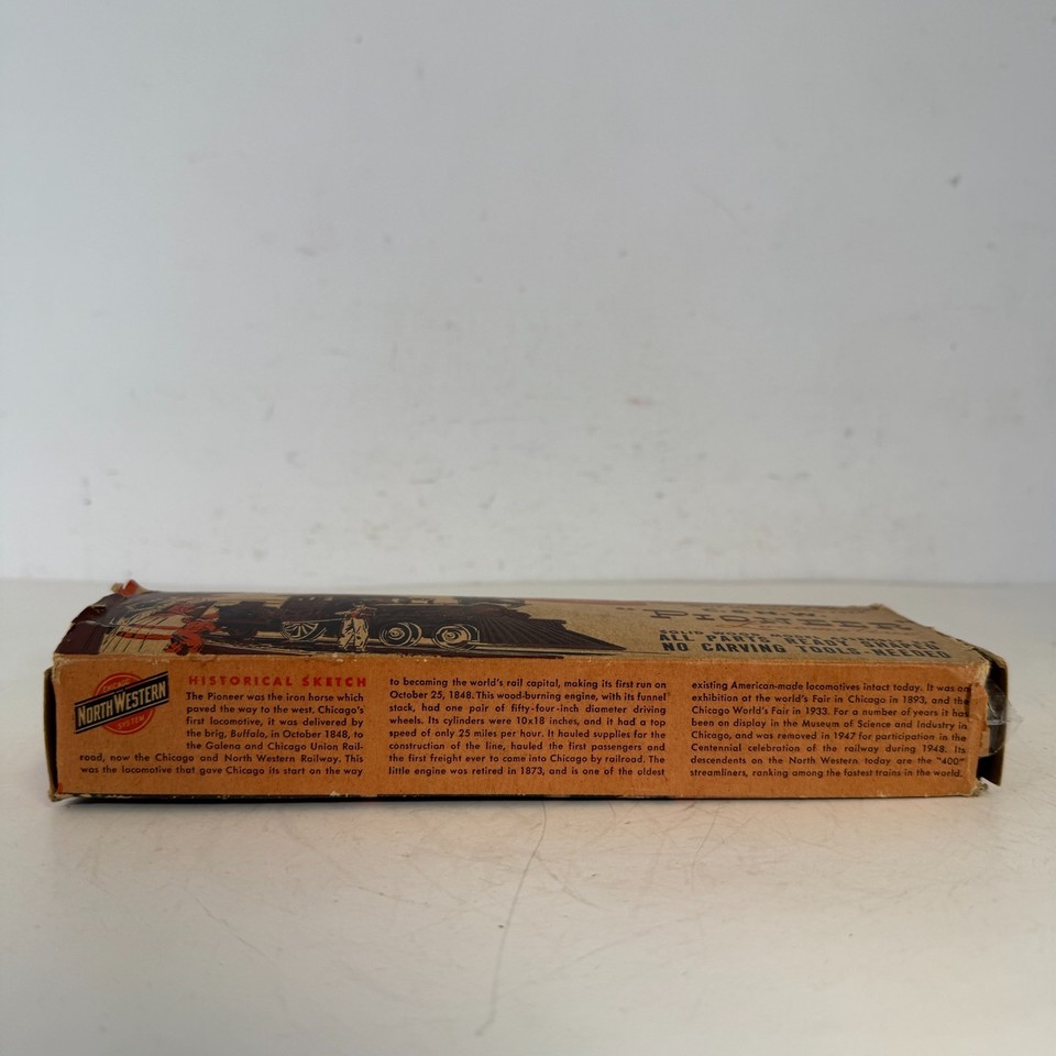 Strombecker 1848-C O Chicago Northwest C&NW Pioneer Locomotive Wood ...