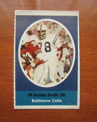 1972 SUNOCO FOOTBALL STAMPS BUBBA SMITH BALTIMORE COLTS | eBay