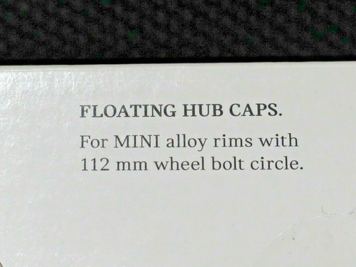 OEM MINI Cooper F54 F56 F55 F57 F60 Floating Center Caps Hub Caps ...