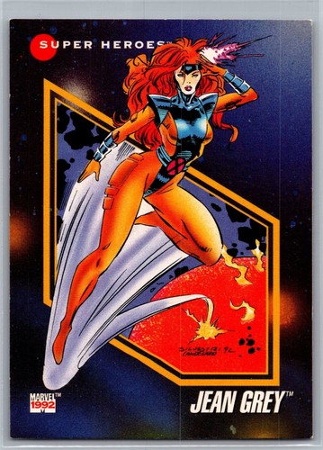 Jean Grey/ 1992 Marvel Universe Series 3 (Impel) BASE Trading Card #66 ...