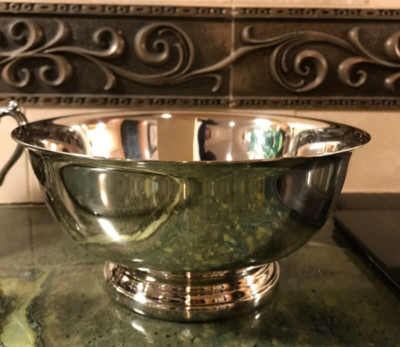 Vintage Gorham EP YC779 Silver Plate Footed Serving Bowl | eBay