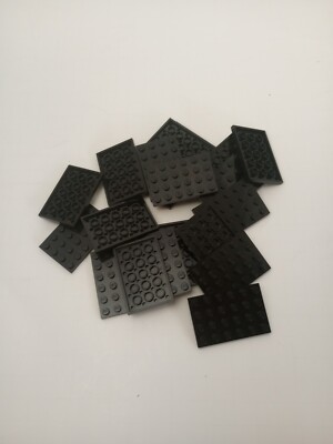 Lego 4x6 Black Plate 15 Pieces #349 | eBay