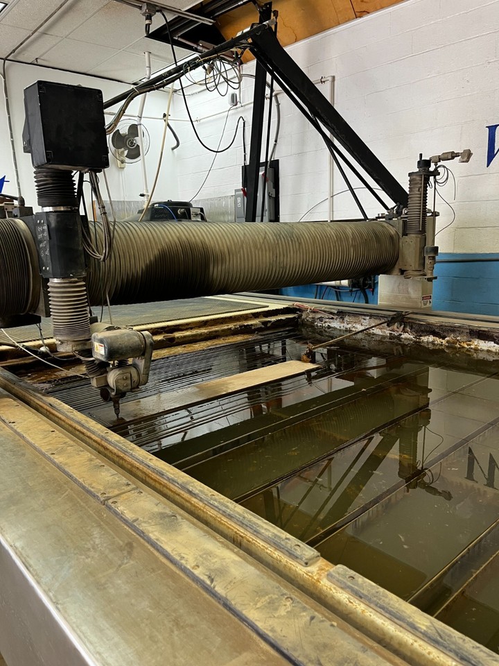 2006 OMAX 80160 Waterjet CNC 40 HP, 55,000 PSI TILT-A-JET, 24,000 BTU ...