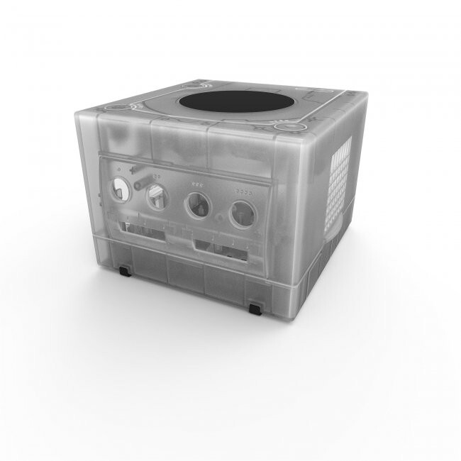 TeknoGame Console Shell Replacement Housing Kit for GameCube - Clear ...