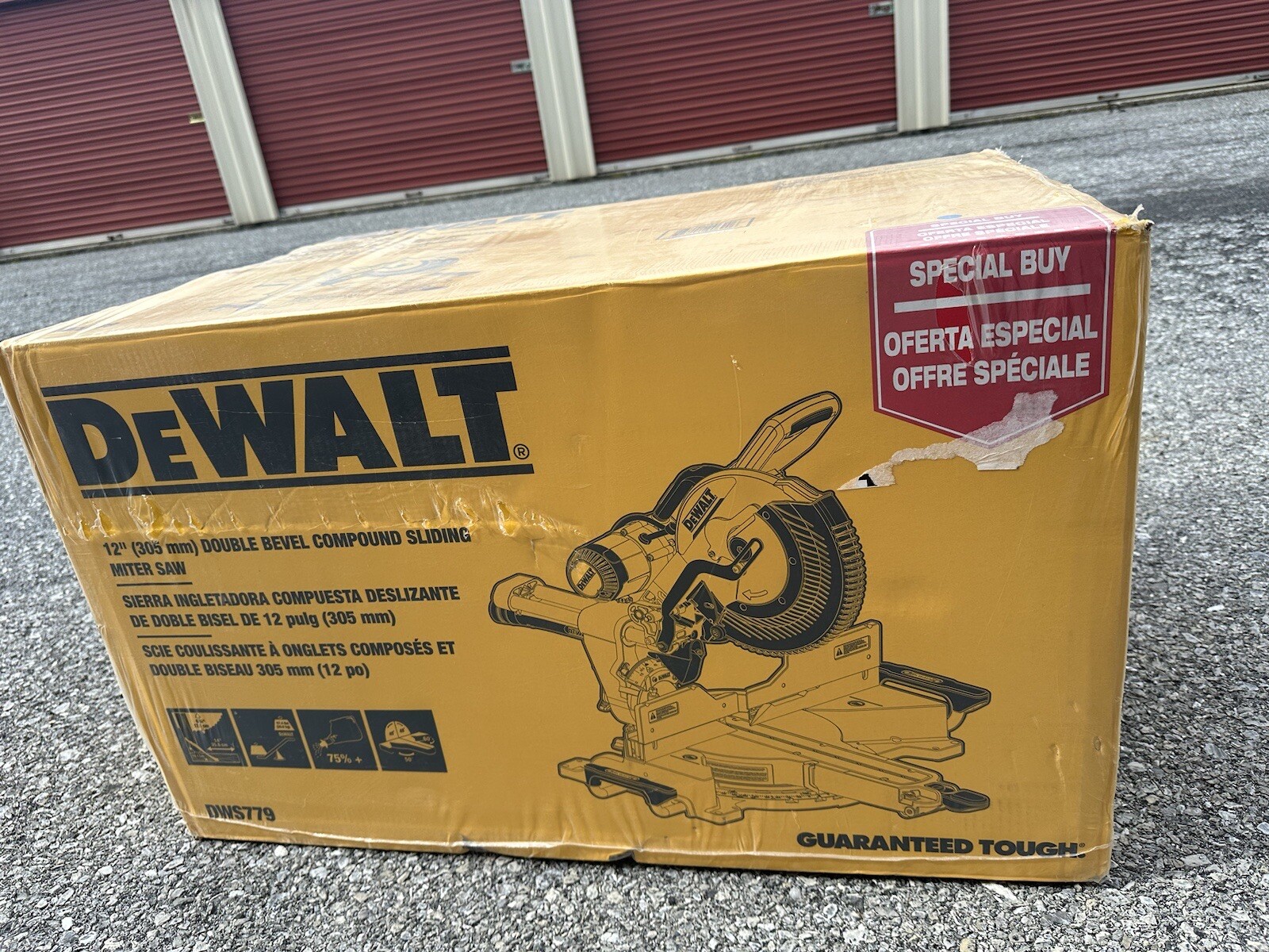 DEWALT DWS779 12" Double Bevel Sliding Compound Miter Saw for sale ...